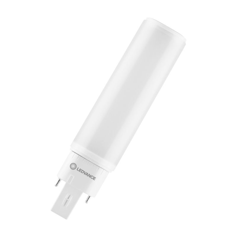 Ledvance Dulux-D LED 7W - 830 Varm Hvit | Erstatter 18W - Nettospar.no